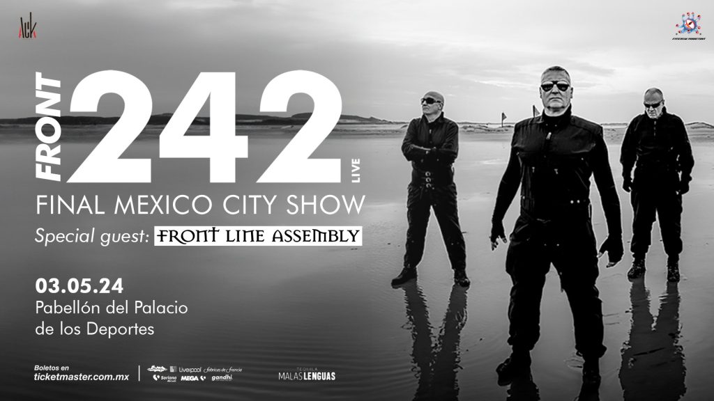 Front 242, las leyendas del EBM regresan a México en 2024 - WARP.la