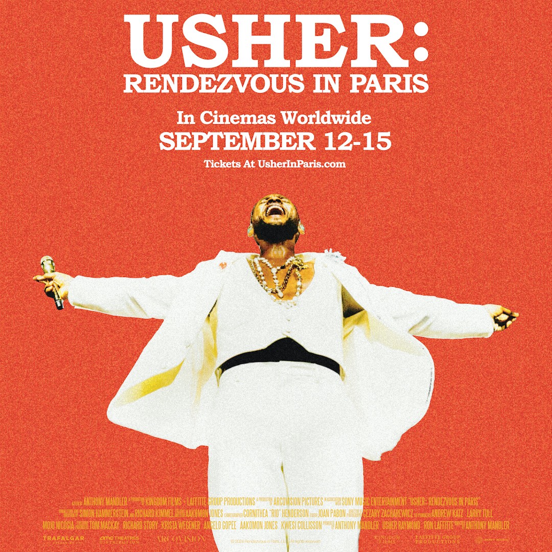 Usher llegará a la pantalla grande con su espectáculo de París - WARP.la