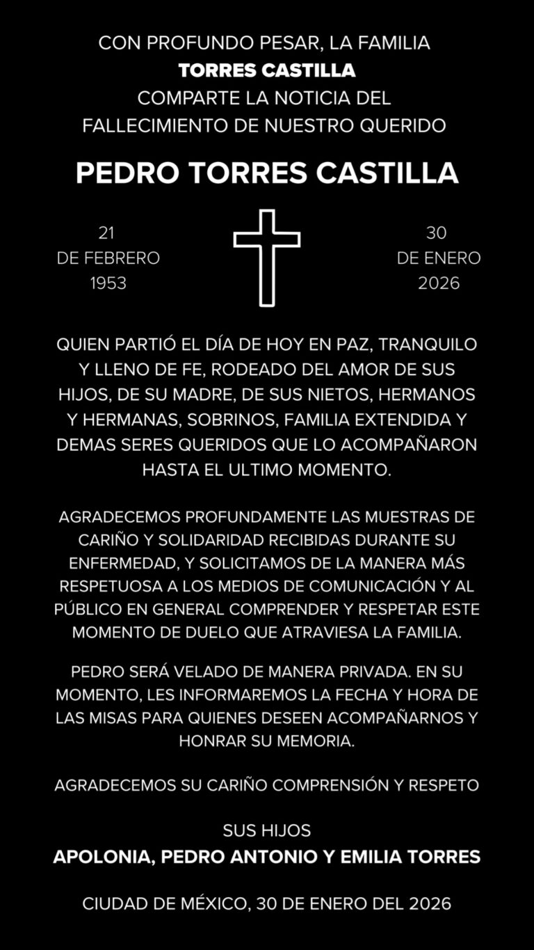Trascendió el productor Pedro Torres, el Visionario que Transformó la ...